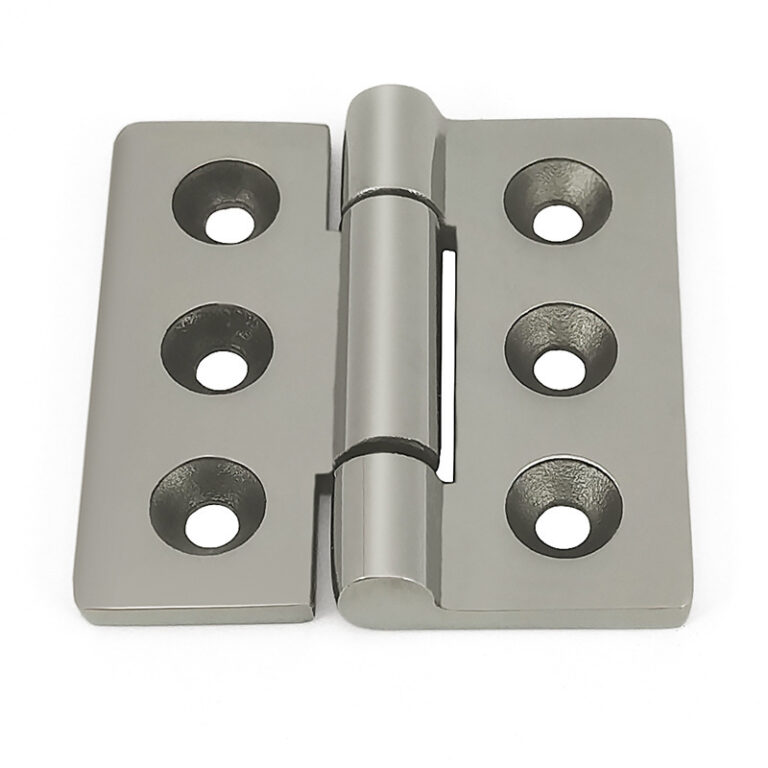 Brushed ss butt hinges for sheet metal case structures ML2-013