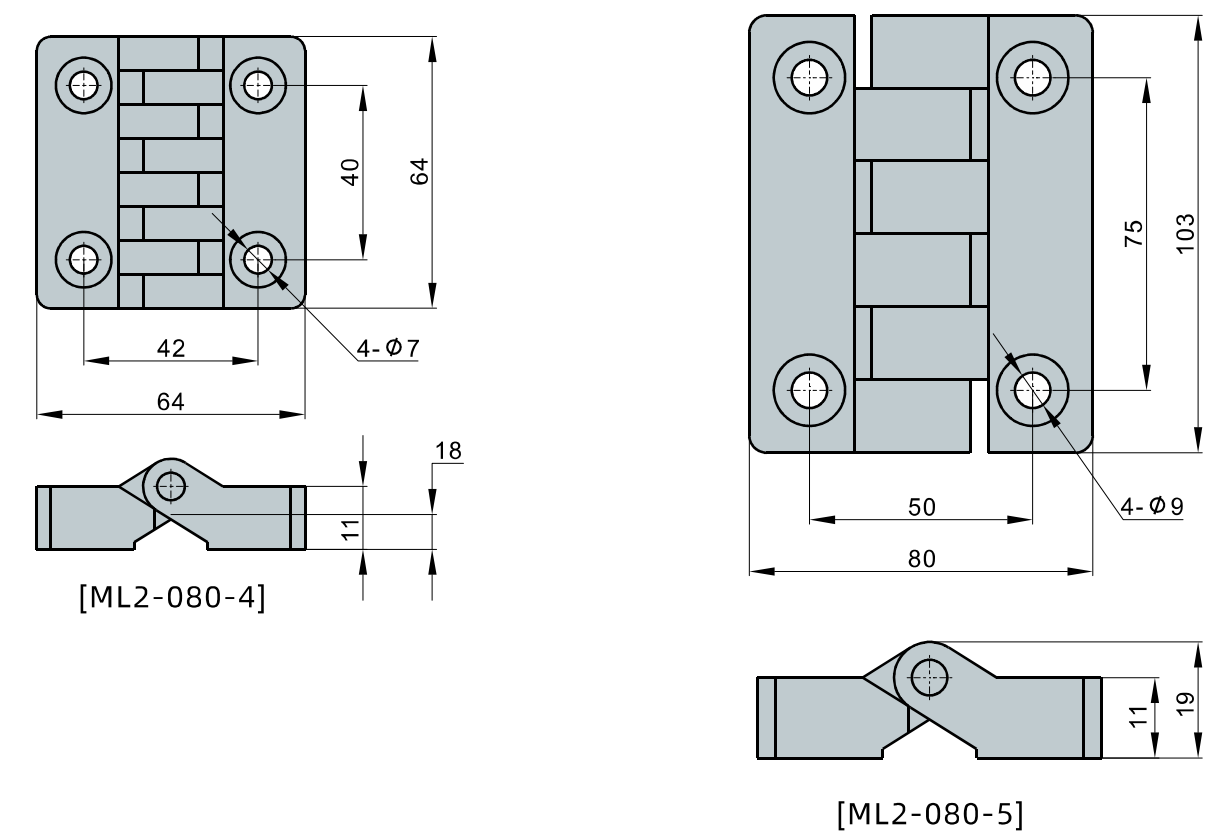 What's the Heavy Duty Plastic Hinges?