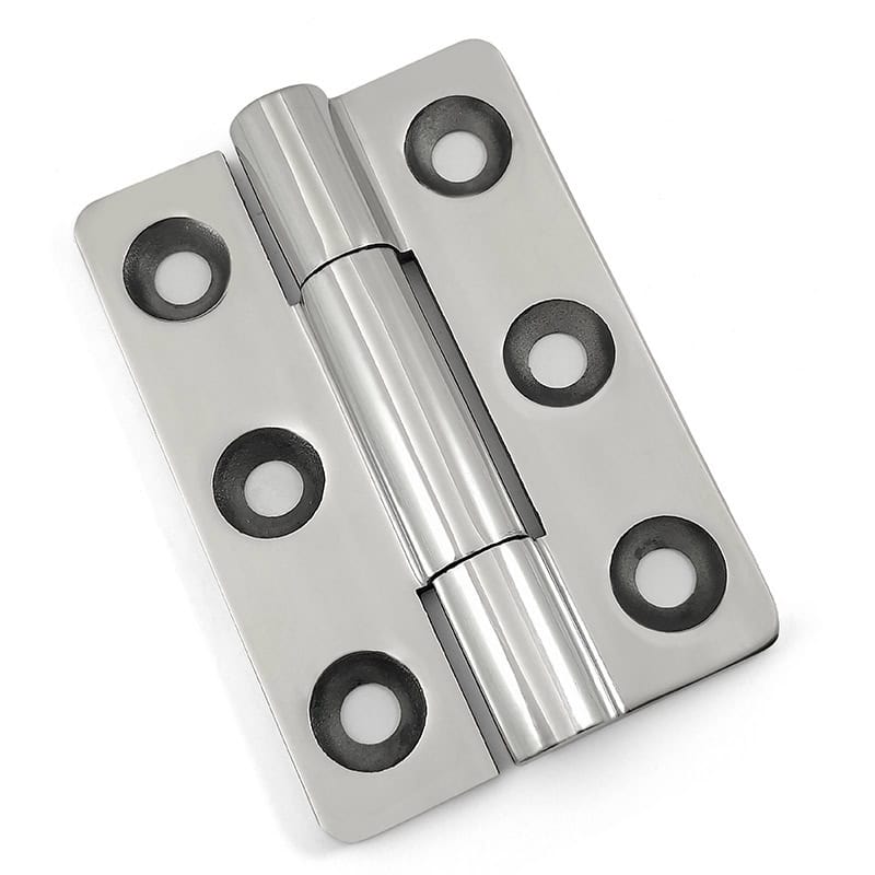 304 Stainless Steel Butt Hinge Mirror Polished Heavy Duty Flush Mount ...