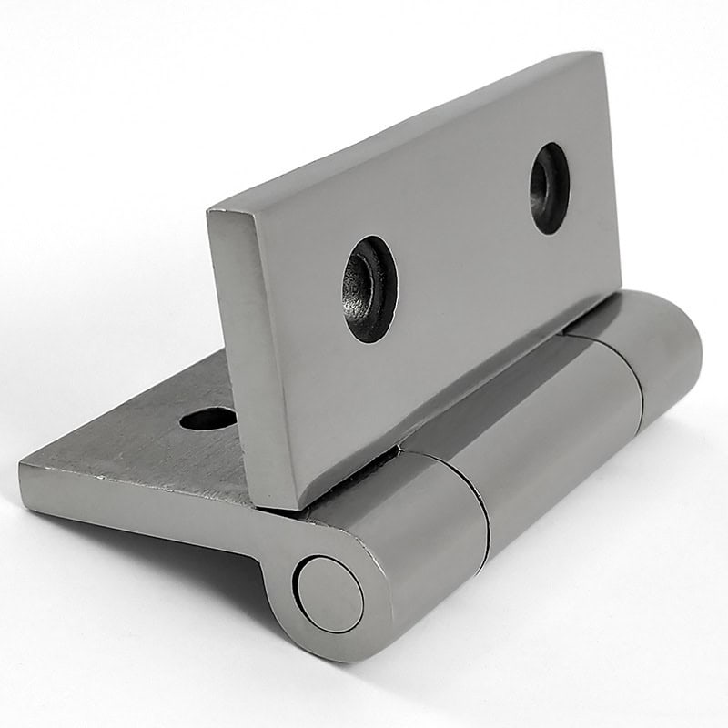 Stainless Steel Industrial Hinge 75×75×6.2mm | Mirror Polished ...